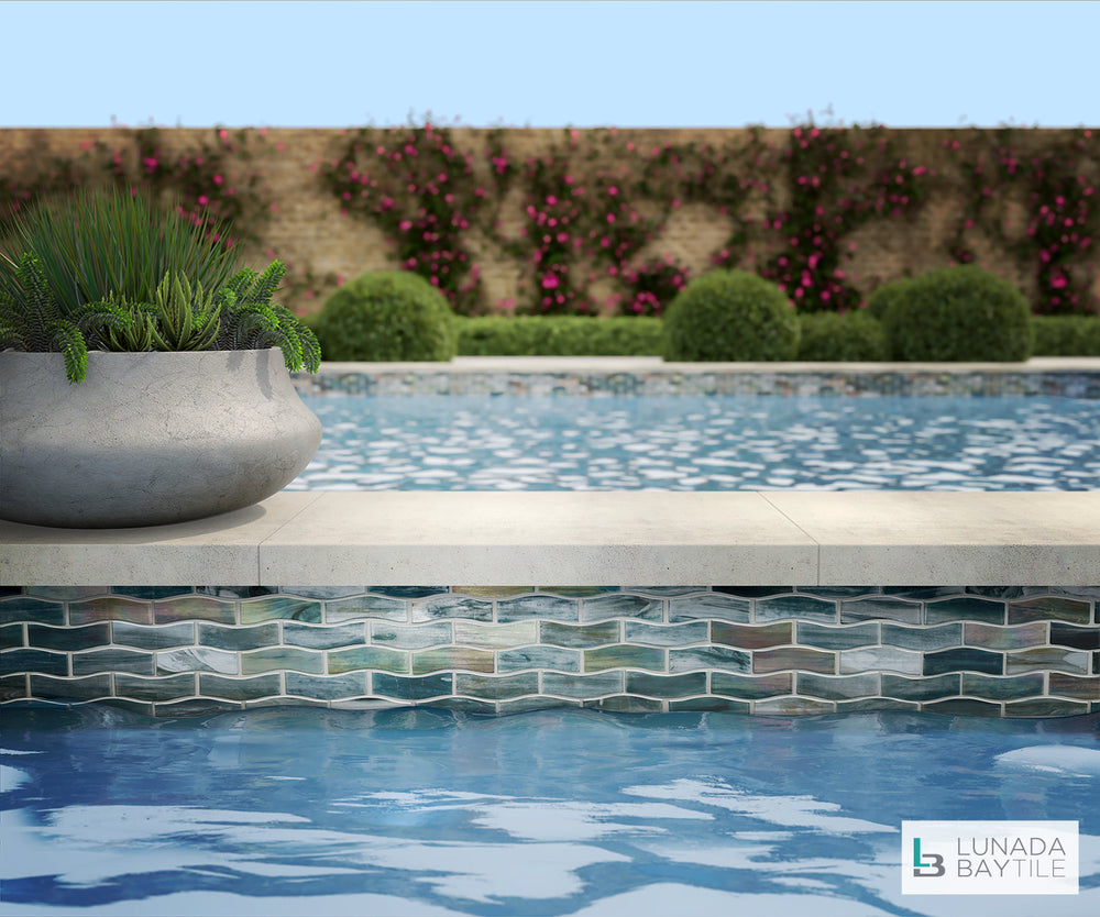 Pool Border Waterline w/ JAW (Just Add Water) Zing 1x3 – Lunada Bay Tile