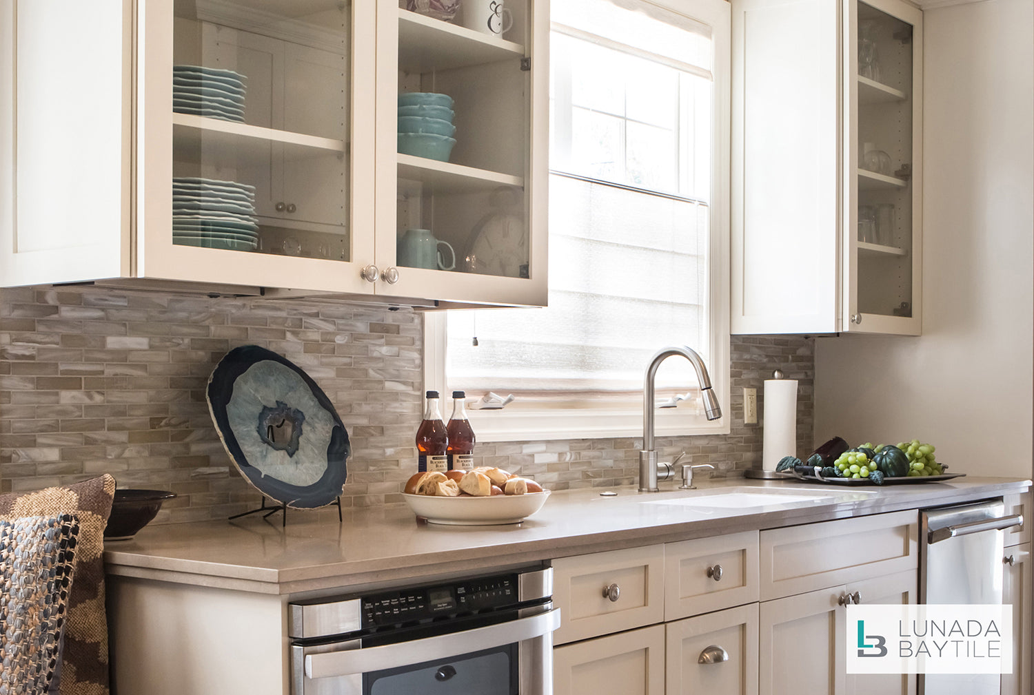 Shibui Buff Backsplash – Lunada Bay Tile