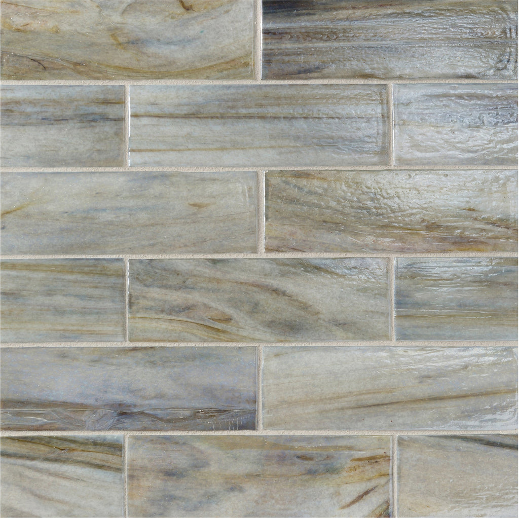 Agate 2x6 glass tile by Lunada Bay Tile