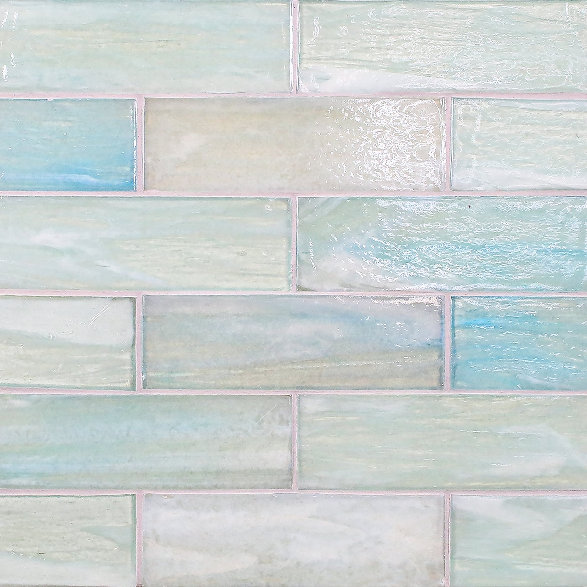 Agate 2x6 glass tile by Lunada Bay Tile