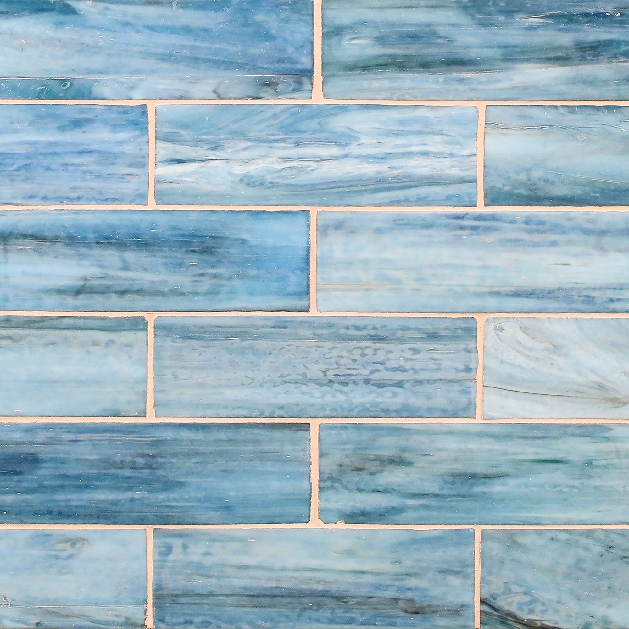 Agate 2x6 glass tile by Lunada Bay Tile