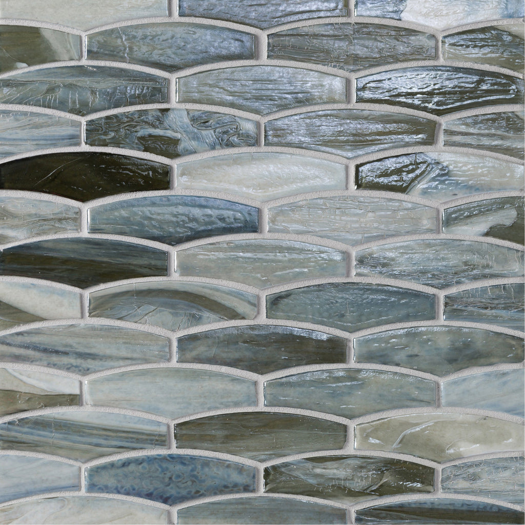 Agate Yumi glass tile by Lunada Bay Tile