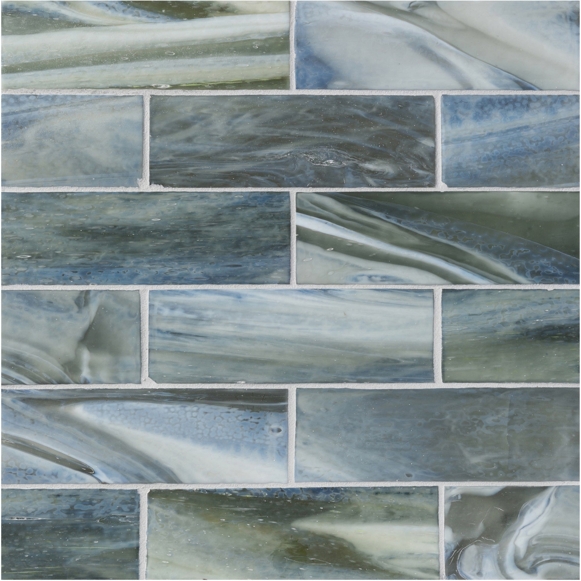 Agate 2x6 glass tile by Lunada Bay Tile