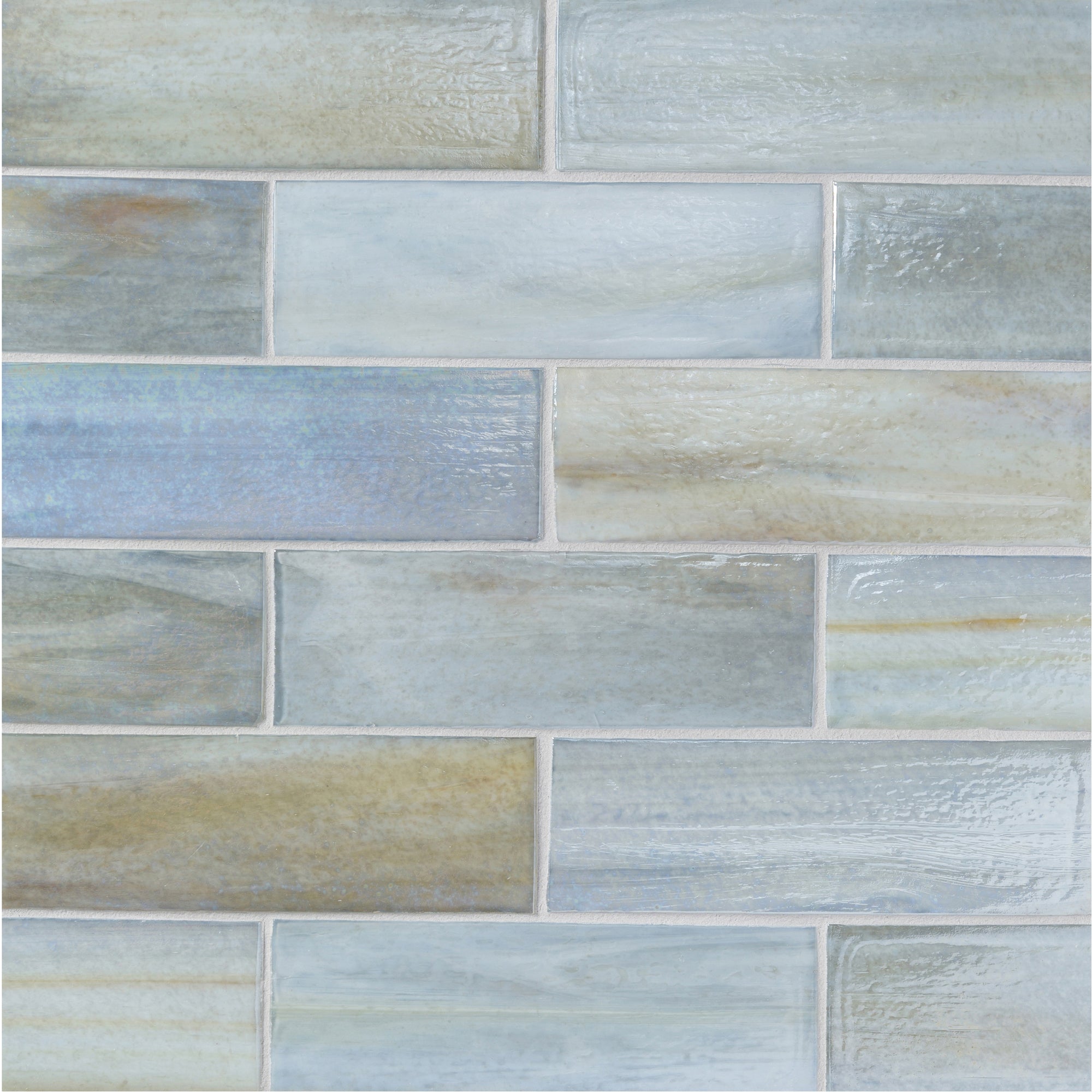Agate 2x6 glass tile by Lunada Bay Tile