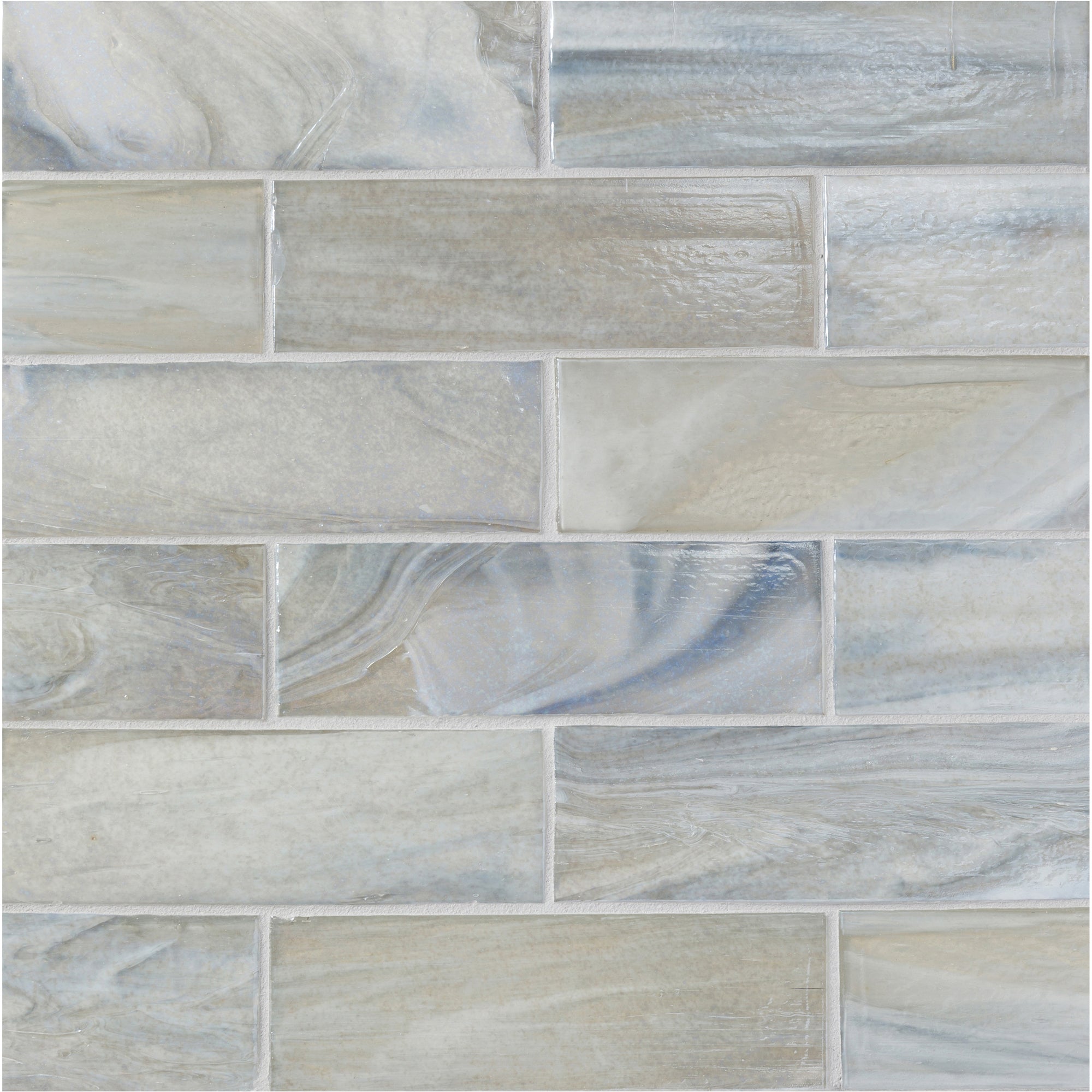 Agate 2x6 glass tile by Lunada Bay Tile