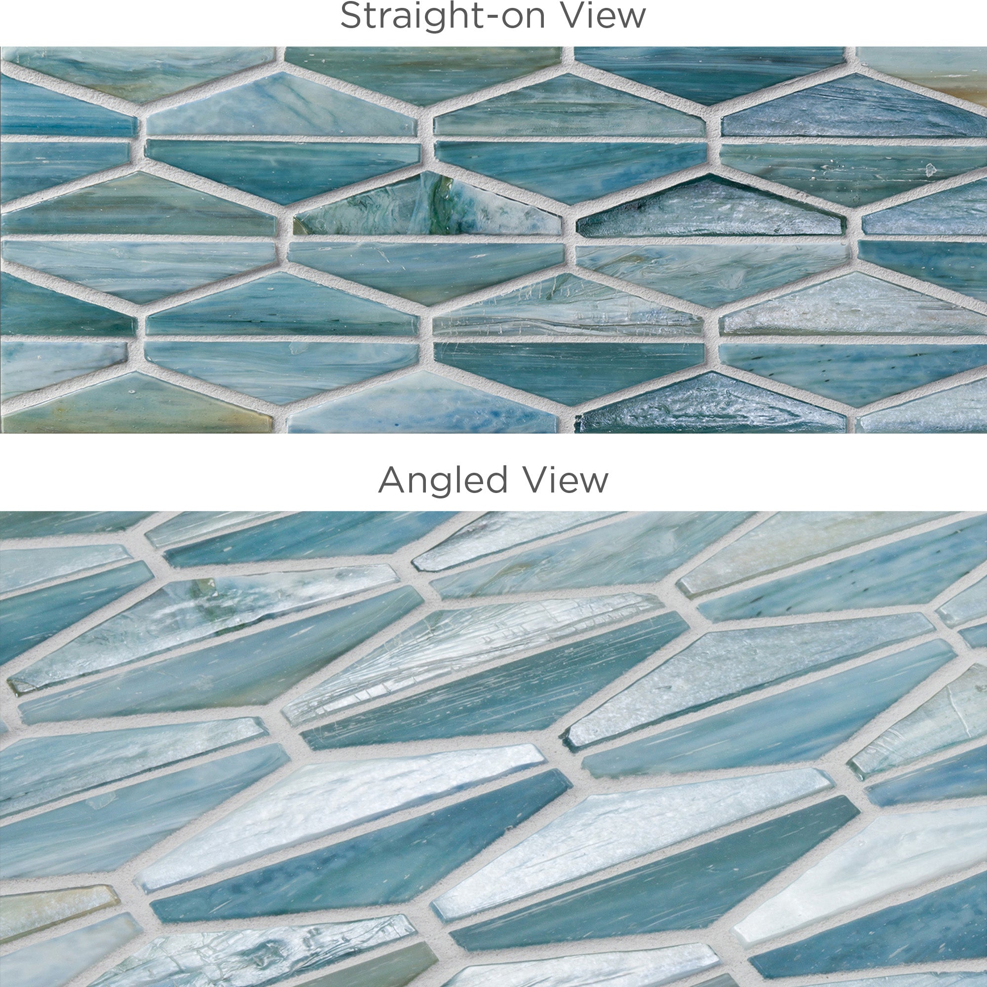 JAW Redux Montage Border in Portofino - Lunada Bay Tile