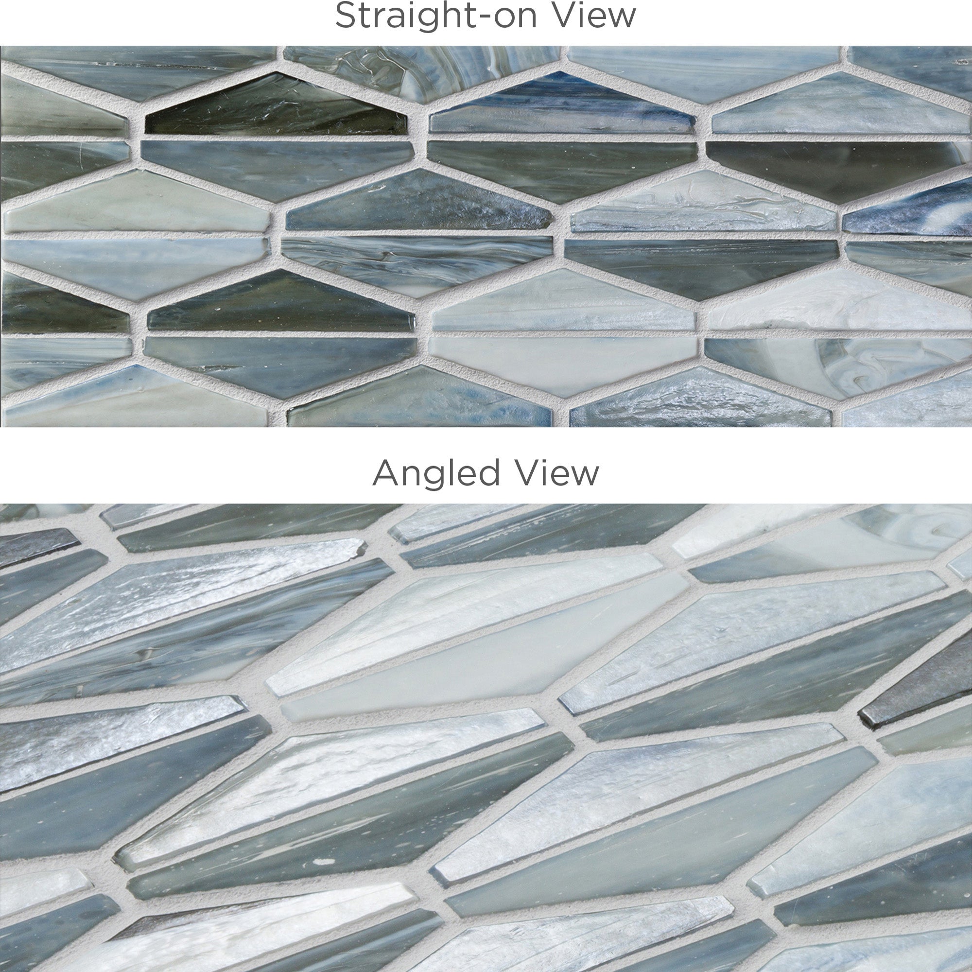 JAW Redux Montage Border in Portofino - Lunada Bay Tile