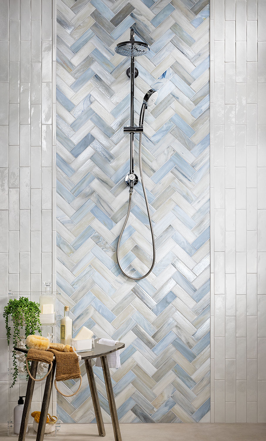 Glass 2x6 Tile Blend – Lunada Bay Tile
