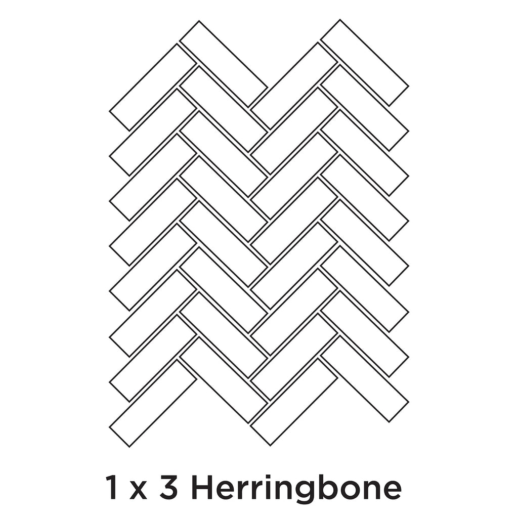 1 x 3 Herringbone (Custom Blends) – Lunada Bay Tile