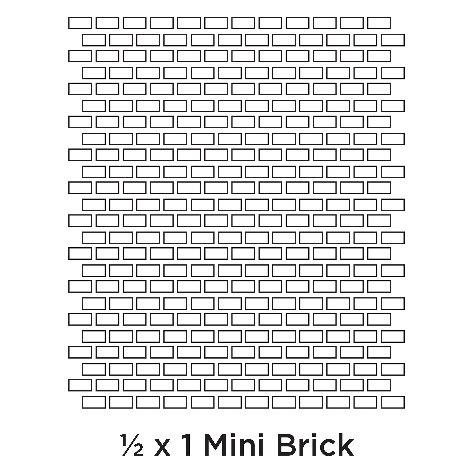 ½ x 1 Mini Brick (Custom Blends) – Lunada Bay Tile